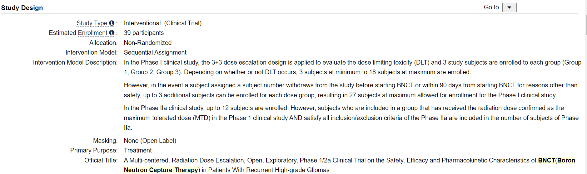 全球在研BNCT临床研究汇总，覆盖多个实体瘤